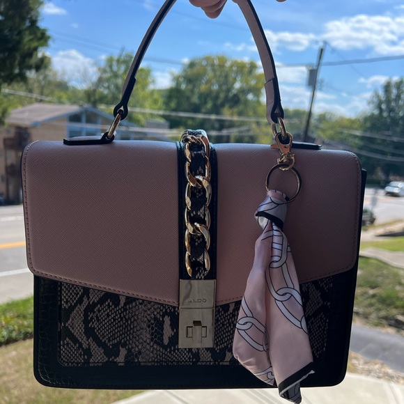 Aldo | Bags | Aldo Purse Pink And Black | Poshmark